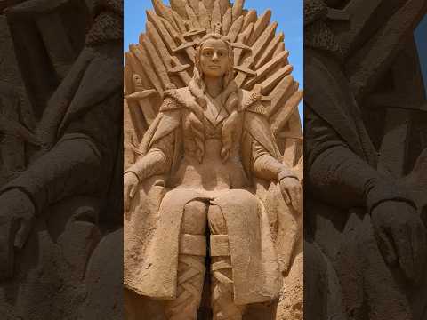 π±π±Game of Thrones #algarve #sandcity #sandsculpture #travelvlog #portugal #thedelcins