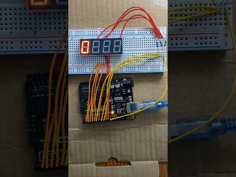 Arduino project 💡 4 digit 7 segment display