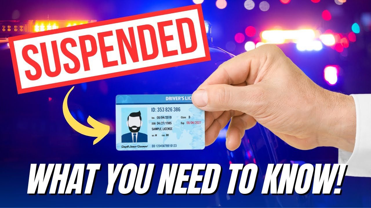 License Suspended After a DUI? Here's What You Need to Know!