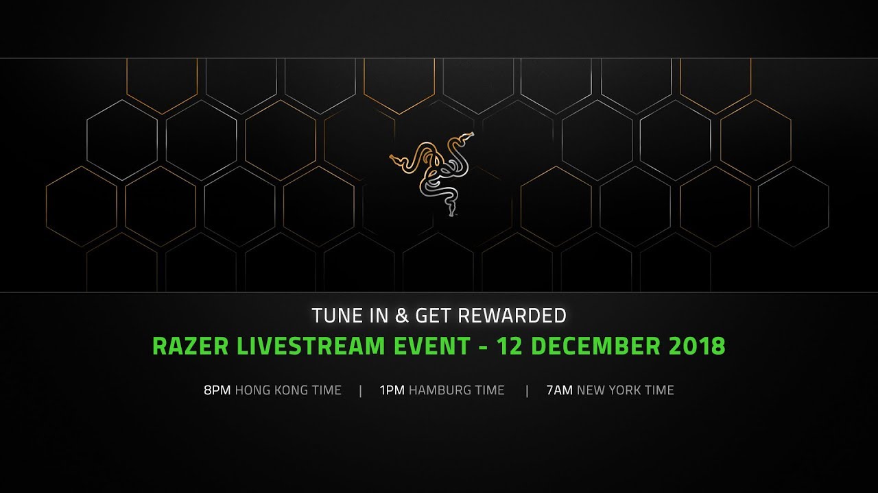 Razer Live Event | December 12, 2018