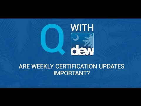 Weekly Certifications