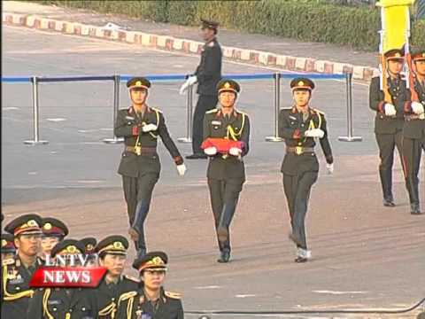 Lao NEWS on LNTV: Special report to mark the 67th anniversary of the Lao People's Army.20/1/2016