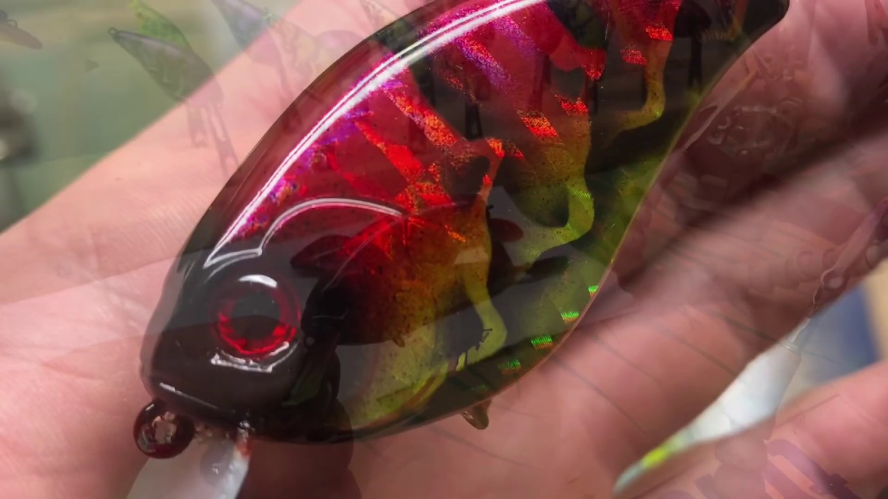 How to Air Brush Craw Patterns on Crankbaits (Insane Custom Stencils)