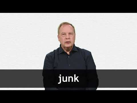 JUNK 释义 | 柯林斯英语词典