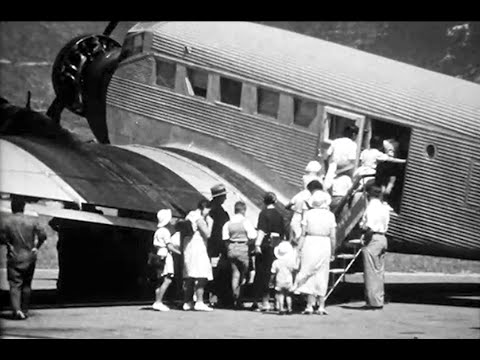 A Junkers JU 52, of Eurasia Aviation Corporation, 1930s, F579c
