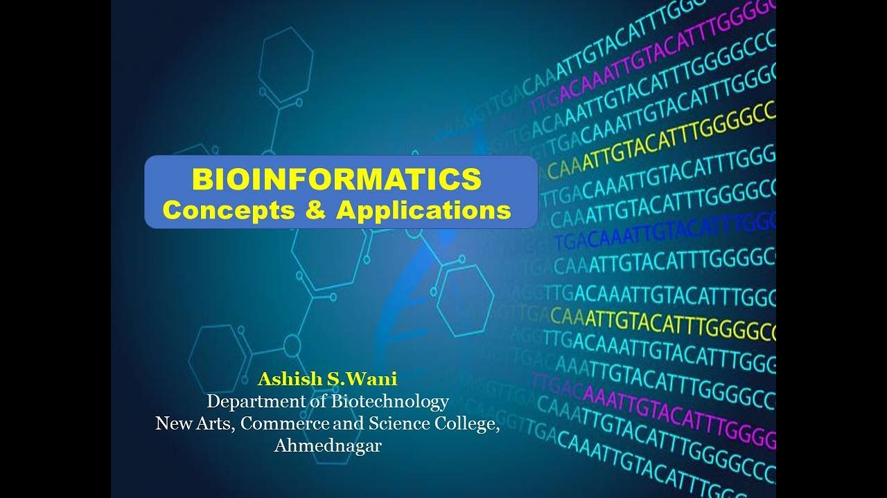 Bioinformatics- Concepts and Applications (Part 2)