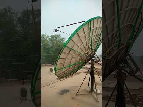 9 feet dish antenna 📡 #dishantena #9feetdish 9feetsatlliteAntena