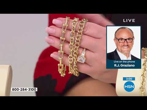R.J. Graziano "Luxury Links" 3piece Bracelet Set