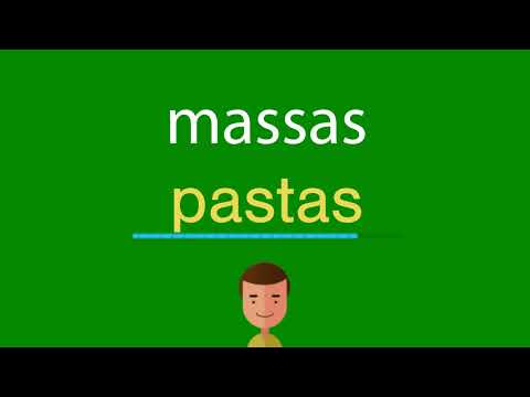Como dizer massas em inglês