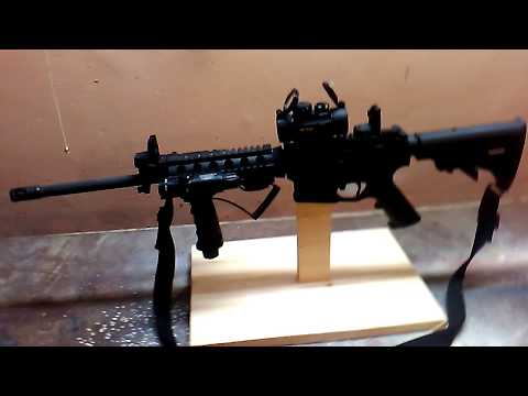 Guns and woodworking AR 15 work stand part 1