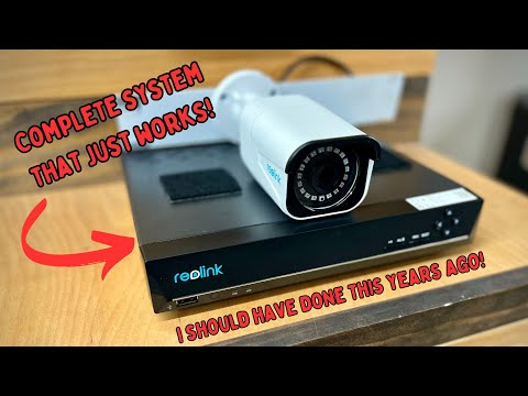 REOLINK 4K Security Camera System PoE Security Cameras Review | Wired 8MP/4K 8CH NVR (RLK8-800B4)