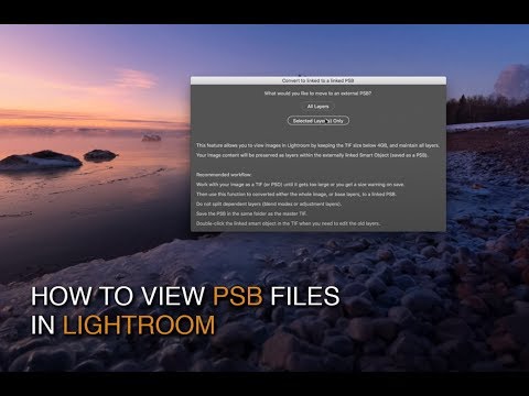 How to View Large (PSB) Files in Lightroom with Linked Smart Objects in Lumenzia