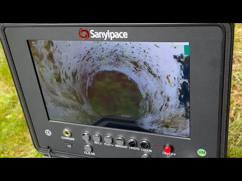 Sanyipace Sewer Camera makes sense of this mess. Collapsed septic. Ancient drain field? Looks good!