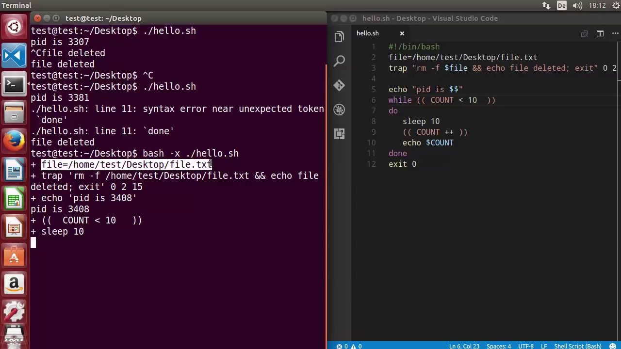 28   How to debug a bash script