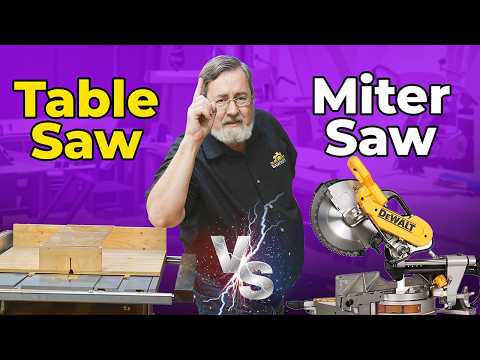 Table Saw VS Miter Saw From 50 Years of Experience