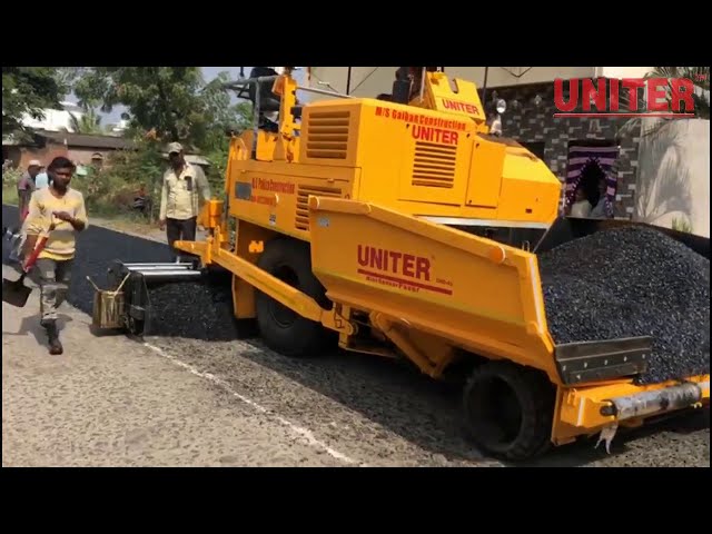 Wheel Asphalt Pavers - Uniter Sensor Paver Machine Manufacturer from ...