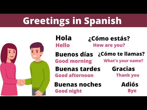 Learn how to Greet people in Spanish. Greetings in Spanish. Learn Spanish in 3 minutes.
