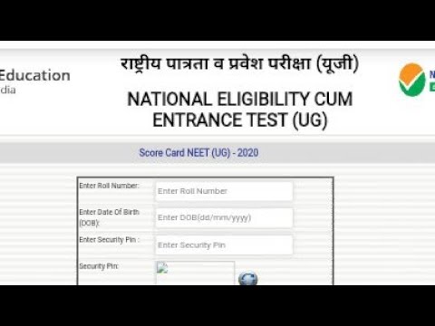 Live NTA NEET RESULT CHECKING 2020