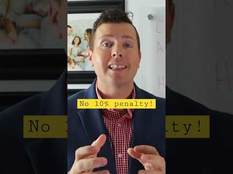 Early 401k withdrawal WITHOUT 10% penalty #shorts #financialfreedom #retirement