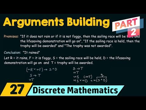 Learn Arguments Building Using Rules of Inference Part 2 - Mind Luster