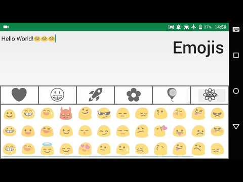 Transparent Emoji Keyboard for android devices