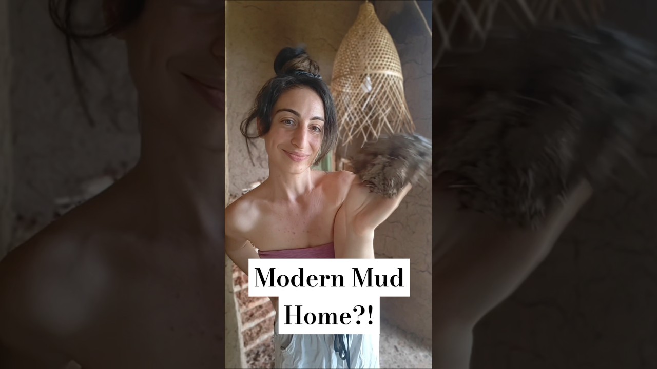What is a Modern Mud Home? electricity? plumbing?! #home #build #diy