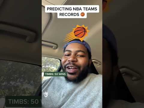 PREDICTING NBA TEAMS RECORDS ๐ค๐ฉ๐ PT 1 #shorts