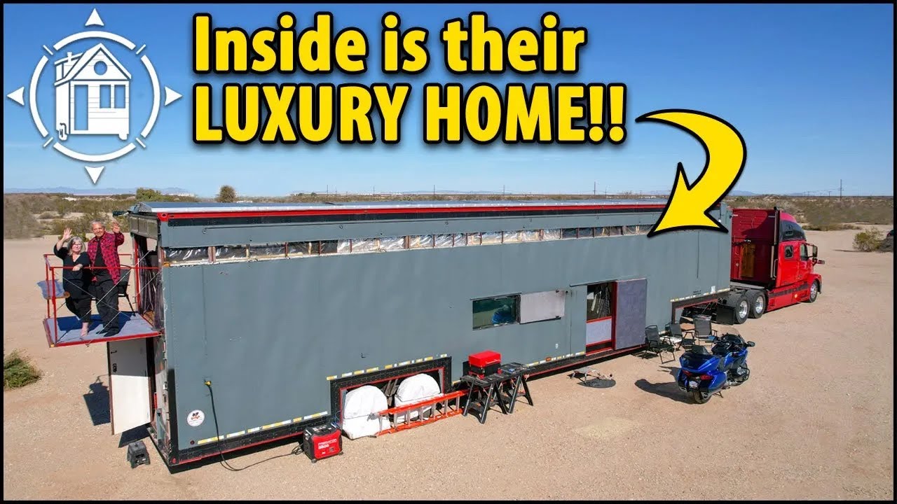 This Semi-Truck Has Been Converted Into a Mobile Home With a Movie ...