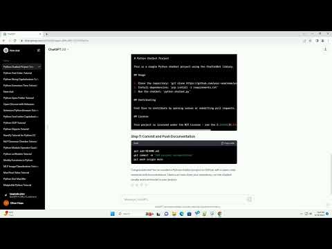python chatbot project github
