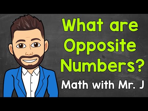 What are Opposite Numbers? | Math with Mr. J