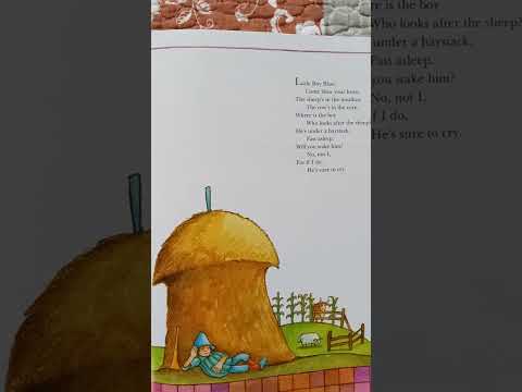 Little Boy Blue Nursery Rhyme Learn Rhyming Words #short