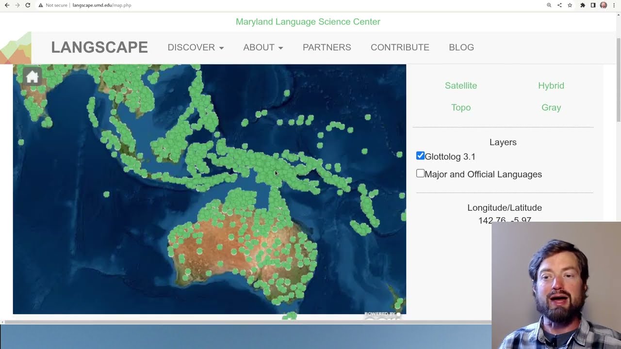 Langscape: An interactive map of the world's languages