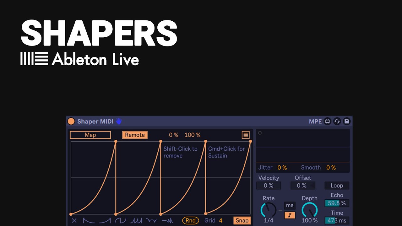 A guide to ABLETON SHAPERS - tutorial walk through
