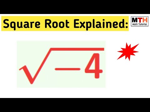 Square root of -4 || Root(-4) || Square root of negative 4 Explained