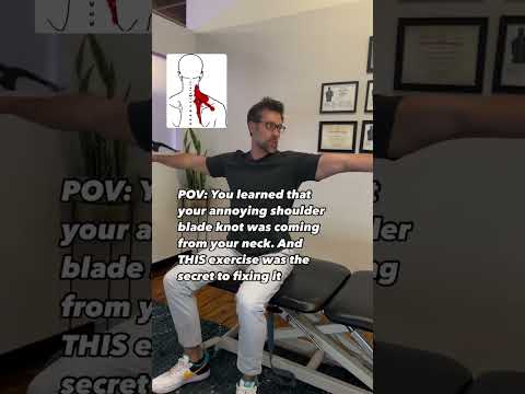 Pesky knot in upper back? Here’s your fix!