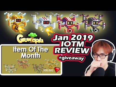 Hovernator Drone Review [All Colors + Golden] IOTM January 2019 | Growtopia