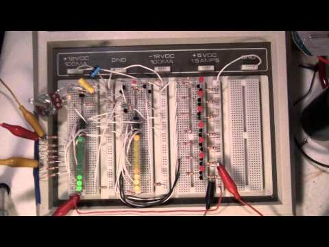 Multiplexing Data Bits, The Basics, 555 Timer 4017 Decade Counters, XOR AND Gates