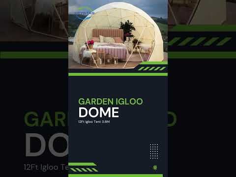 Luxury Igloo Dome Tent | 360° Garden Comfort