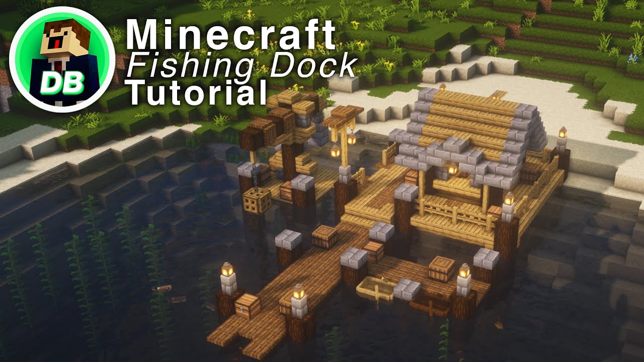 Minecraft: Fishing Dock Tutorial - Minecraft Builders