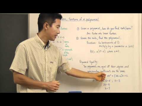 Zeros, Roots and Factors