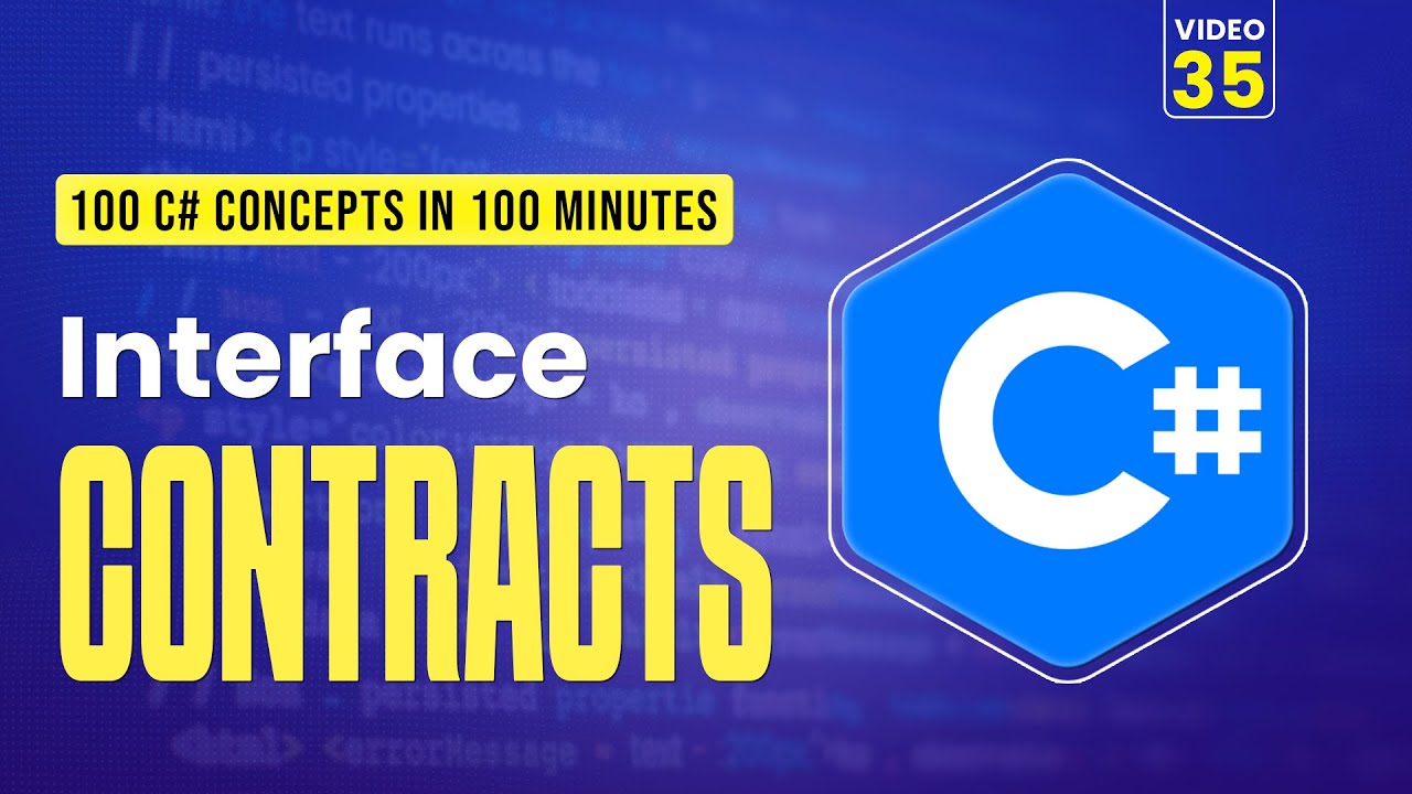 35. Interfaces in C# | Contracts & Multiple Inheritance