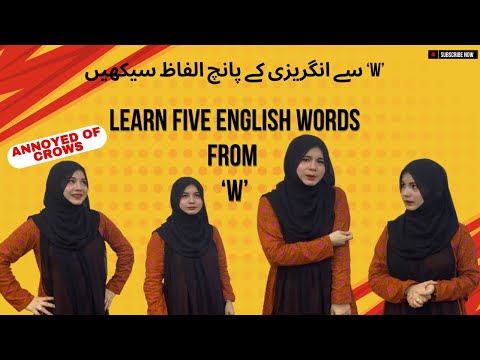 Words That Start with the Letter "W".
