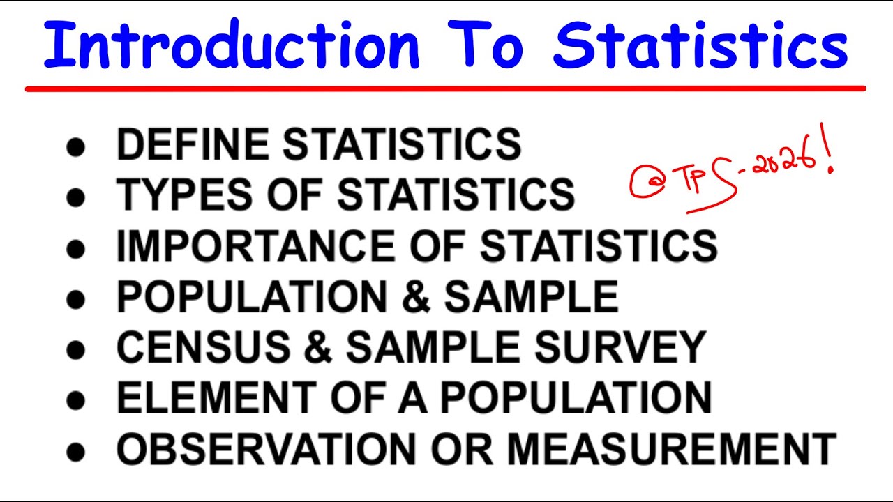 Introduction to Statistics | understand Everything