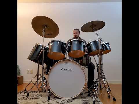 Refreshed Ludwig 1977 Quadra plus concert tom kit with 14x26" | Reverb
