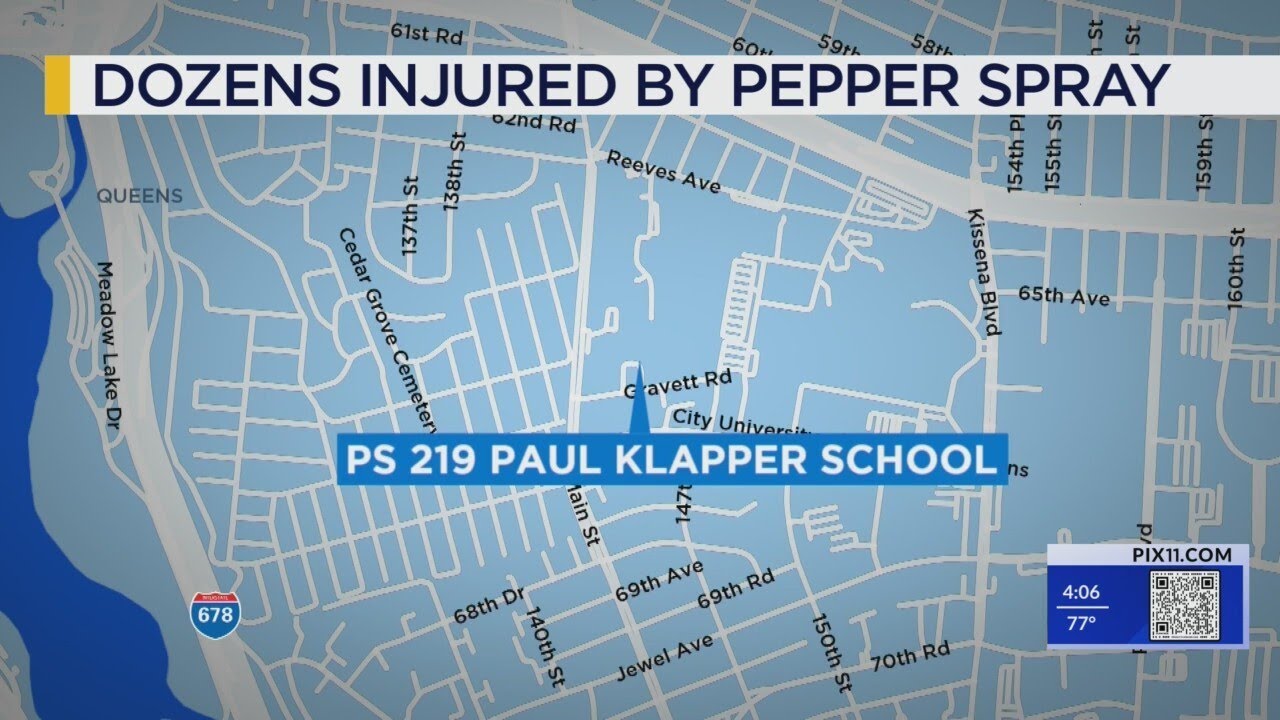 31 students pepper-sprayed at Queens school: NYPD