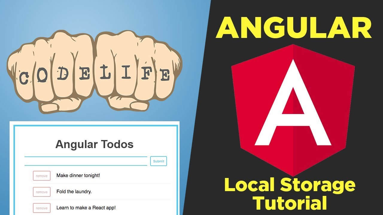 Local Storage Tutorial for a Todo App with Angular 4 & Angular CLI