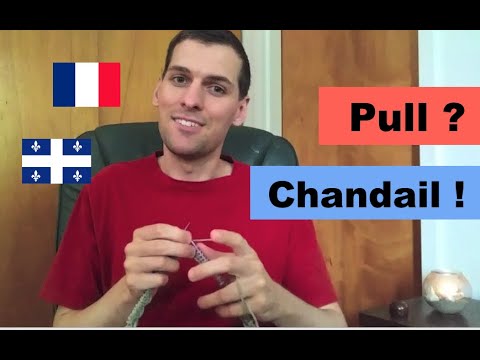 English words that France uses and that Quebec doesn't