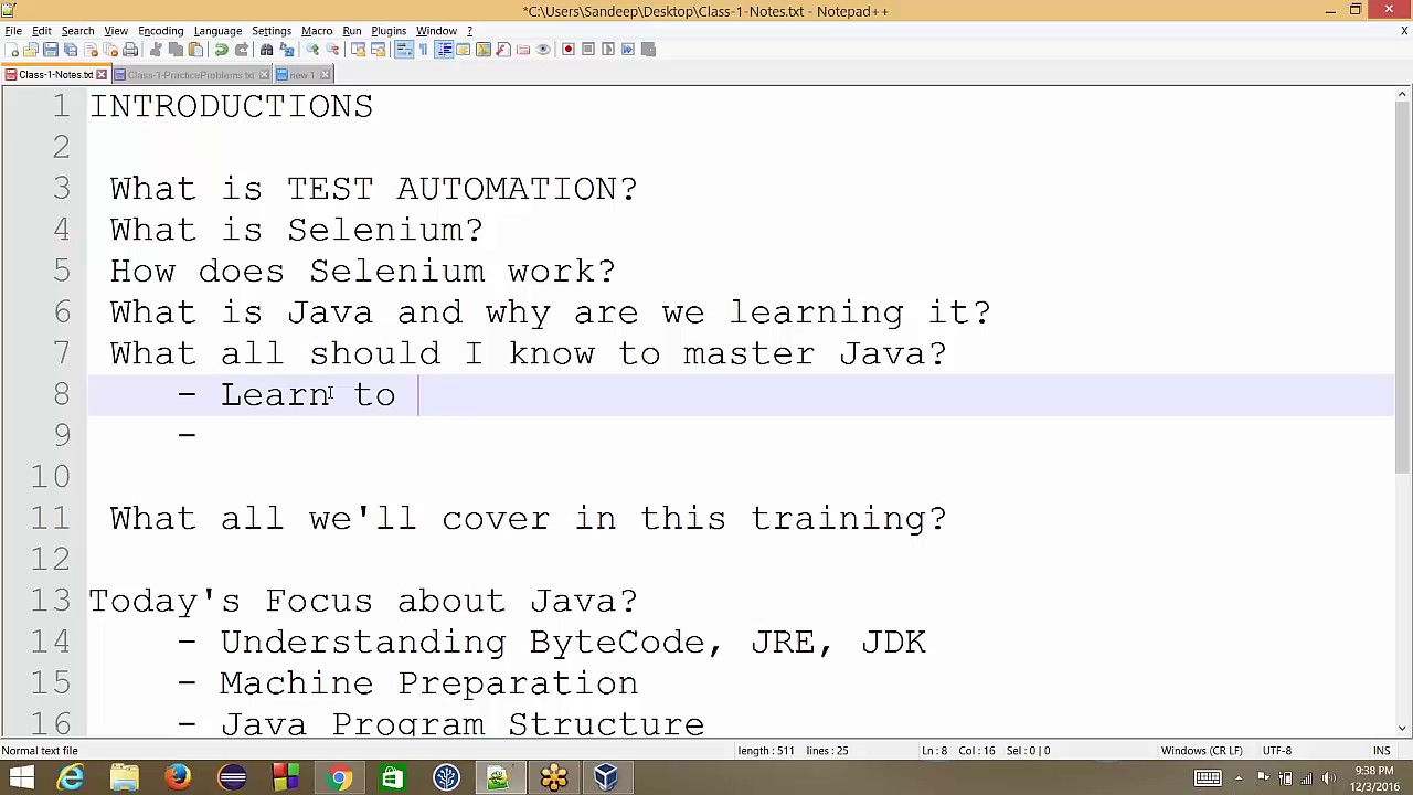 1 - 5 - What is required to master Java for Selenium [Selenium-Java-Basic-To-Expert]