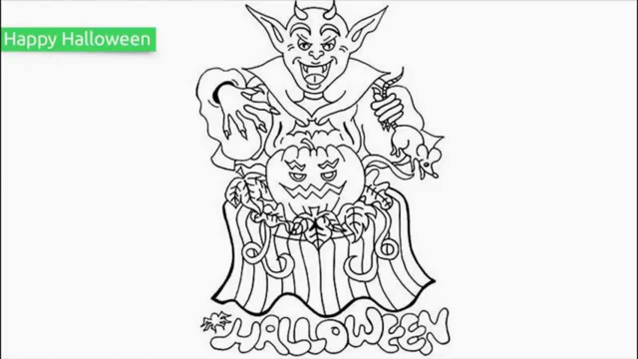 Top 25 Free Printable Halloween Coloring Pages