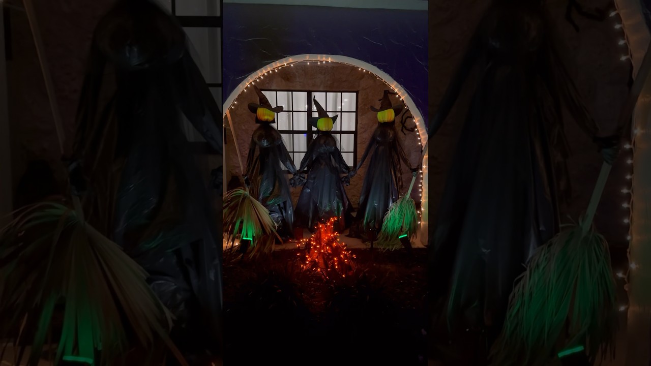 DIY Halloween Witches 🧙‍♀️ #halloween #halloweendecor #homedecor #diyhomedecor #interiordesign #diy